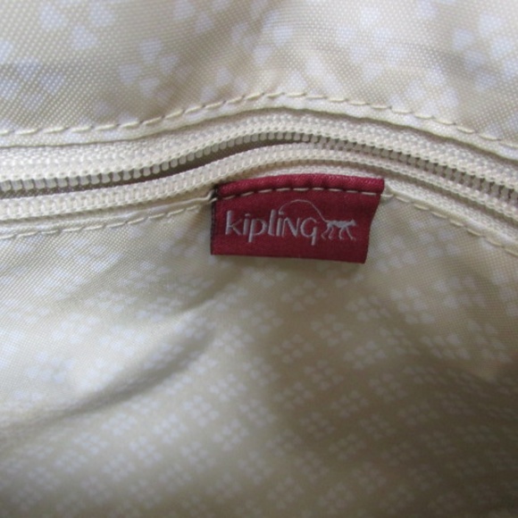 Kipling | Bags | Kipling Red W Black Speckles Synthetic Large Tote ...